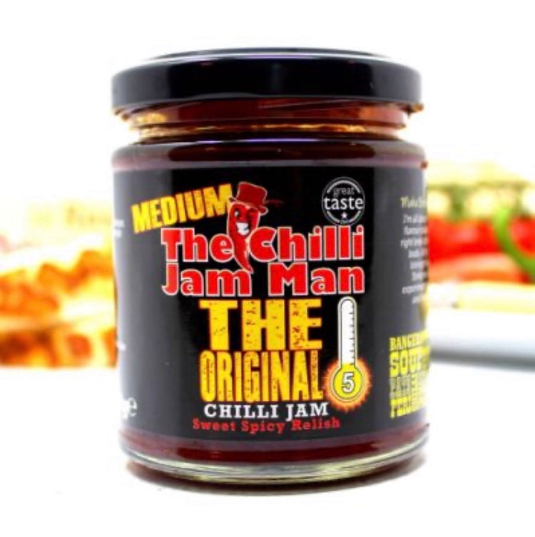 The Chilli Jam Man Jars